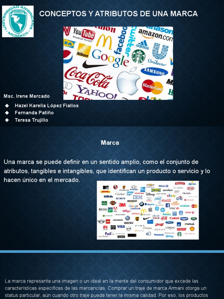 Conceptos y Atributos de Una Marca | PDF | Marca | Producto (Negocio)