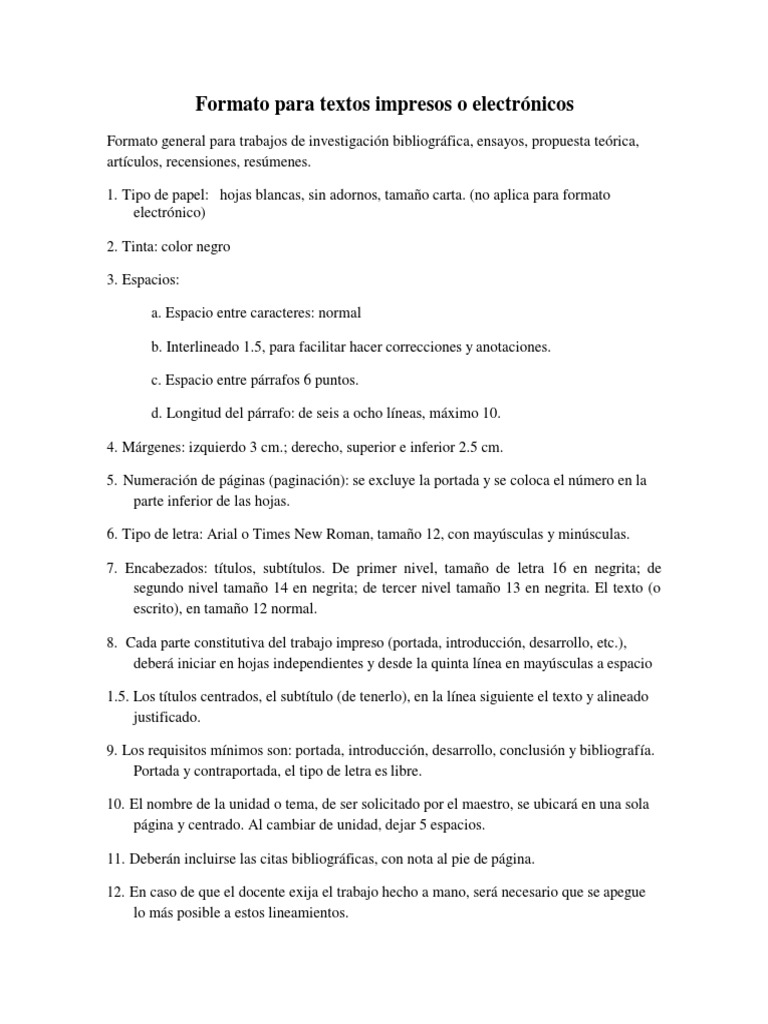Formato de Texto Impreso | PDF | Bibliografía | Science