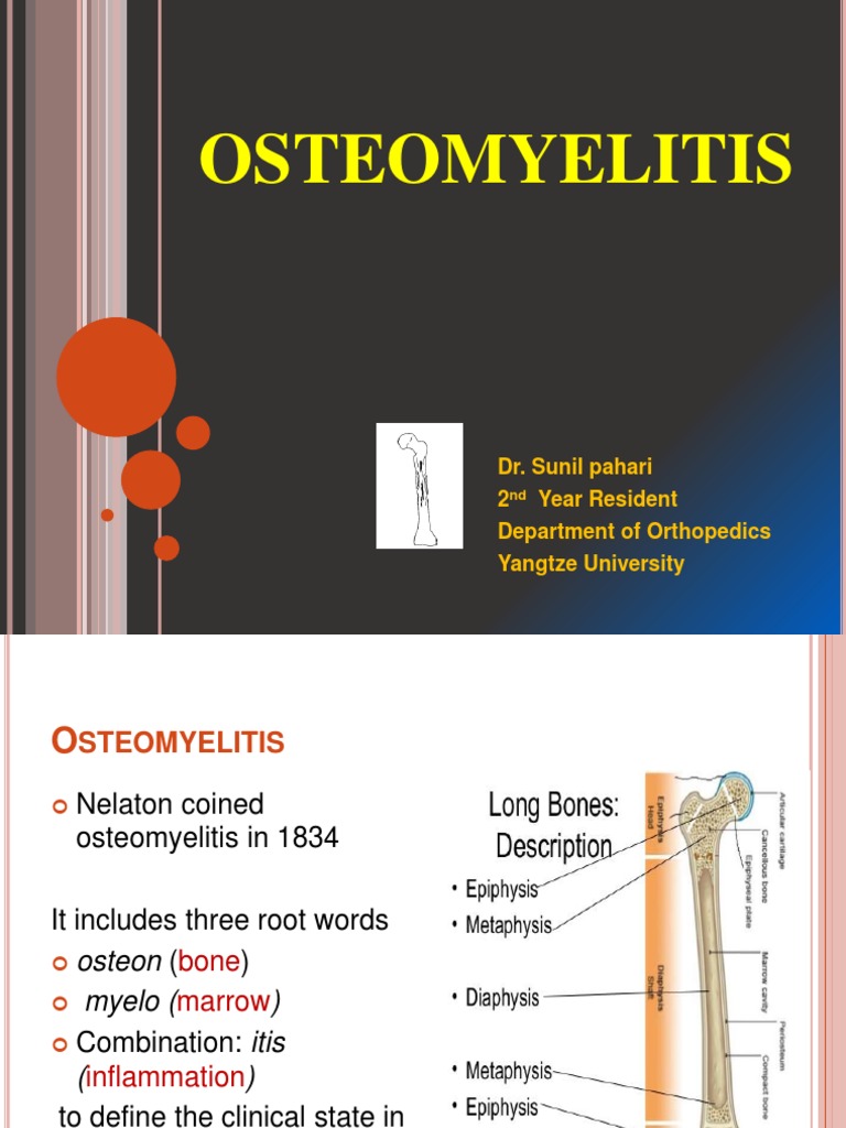 Understanding Osteomyelitis: Types & Treatment | PDF | Infection | Bone