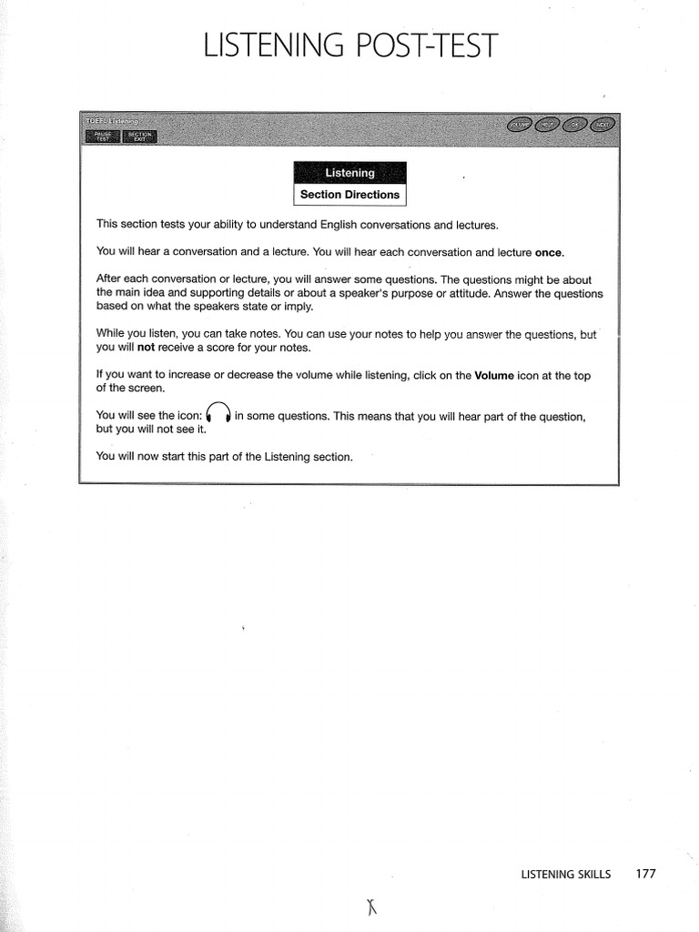 Listening Post-Test | PDF