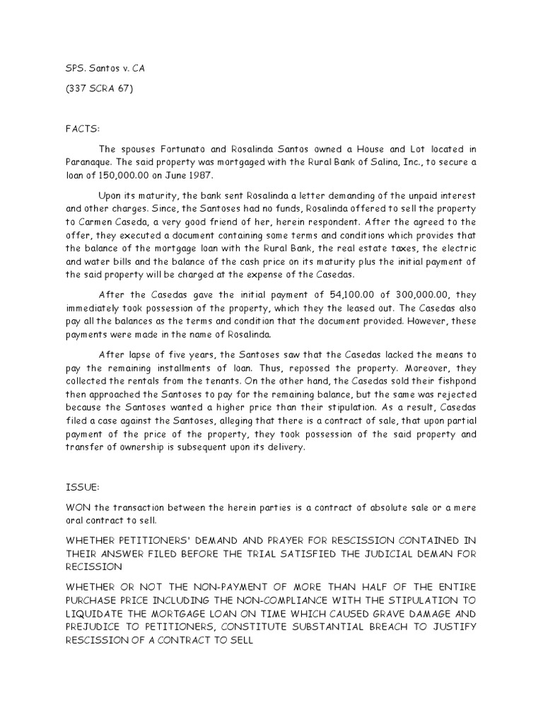 SPS | PDF | Mortgage Law | Foreclosure