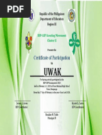 GSP Certificate Template | PDF