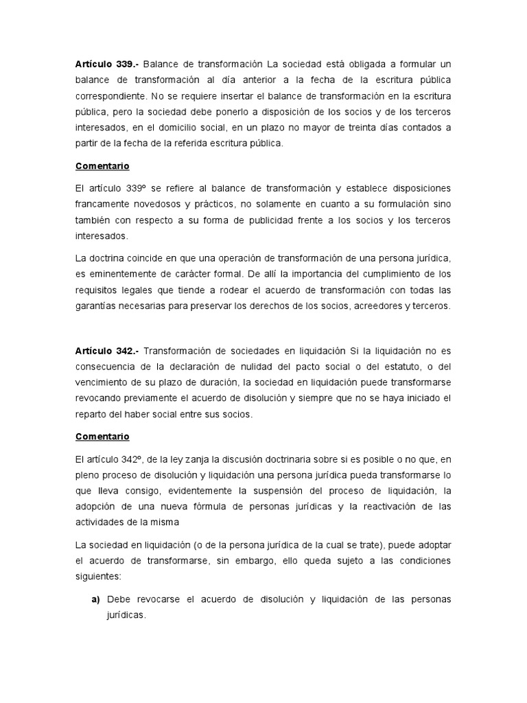 Artículo 339 y Artíclo 342 | PDF | Sociedad de responsabilidad limitada | Información del gobierno