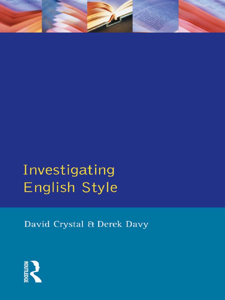 (English Language) David Crystal, Derek Davy - Investigating English ...