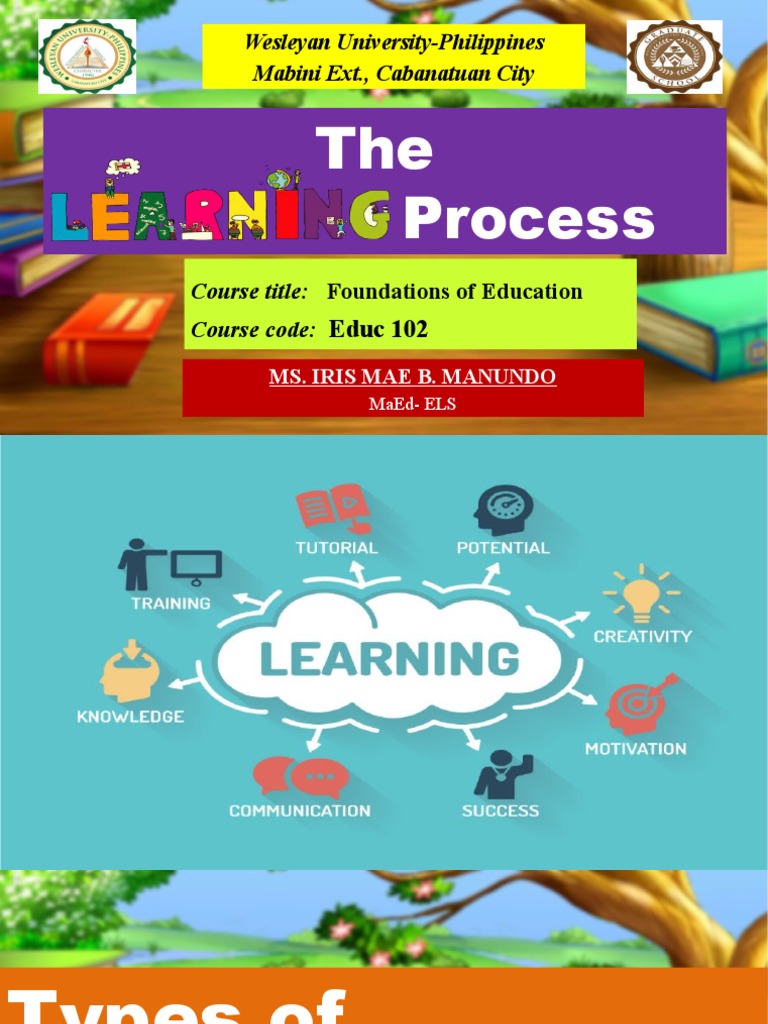 The Learning Process Report (Educ 102) - IRIS MAE B. MANUNDO | PDF | Career & Growth