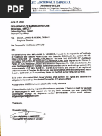 Letter TO DARRO5-Request For Certificate of Finality | PDF