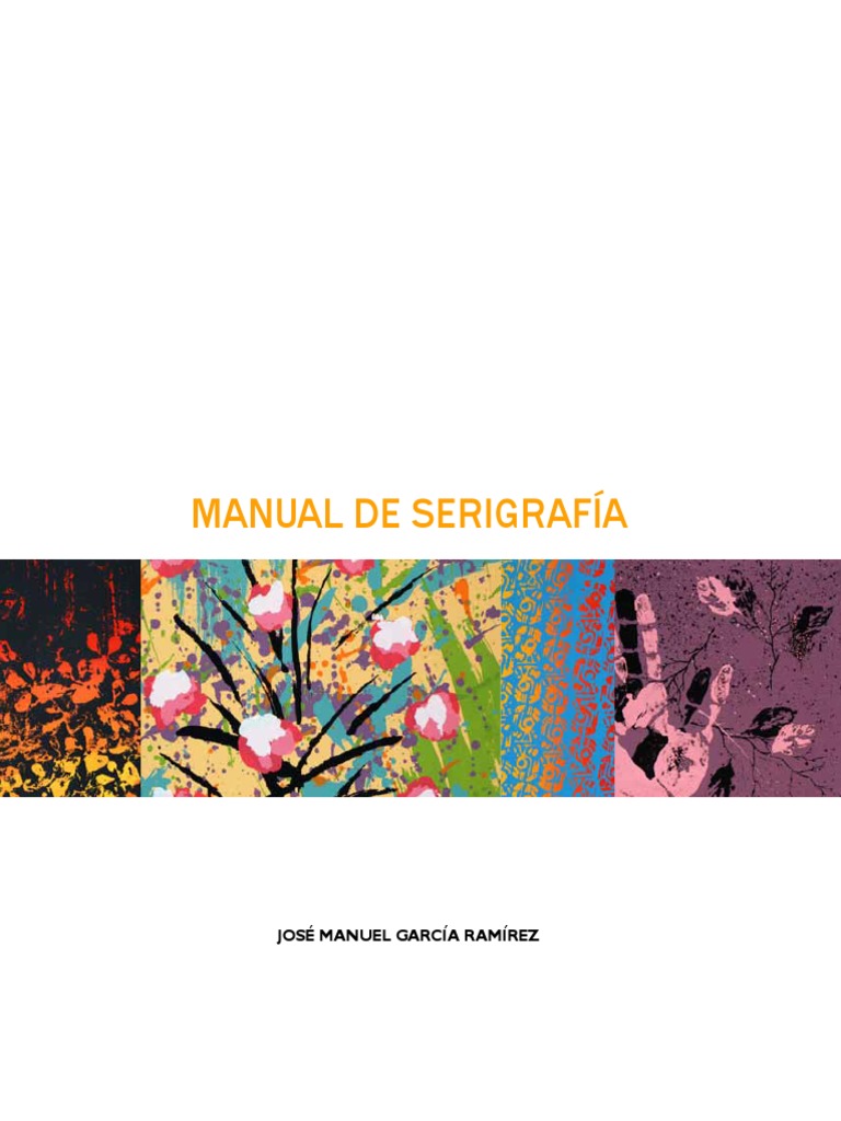 Manual Serigrafía José Manuel PDF | PDF | Papel | Impresión