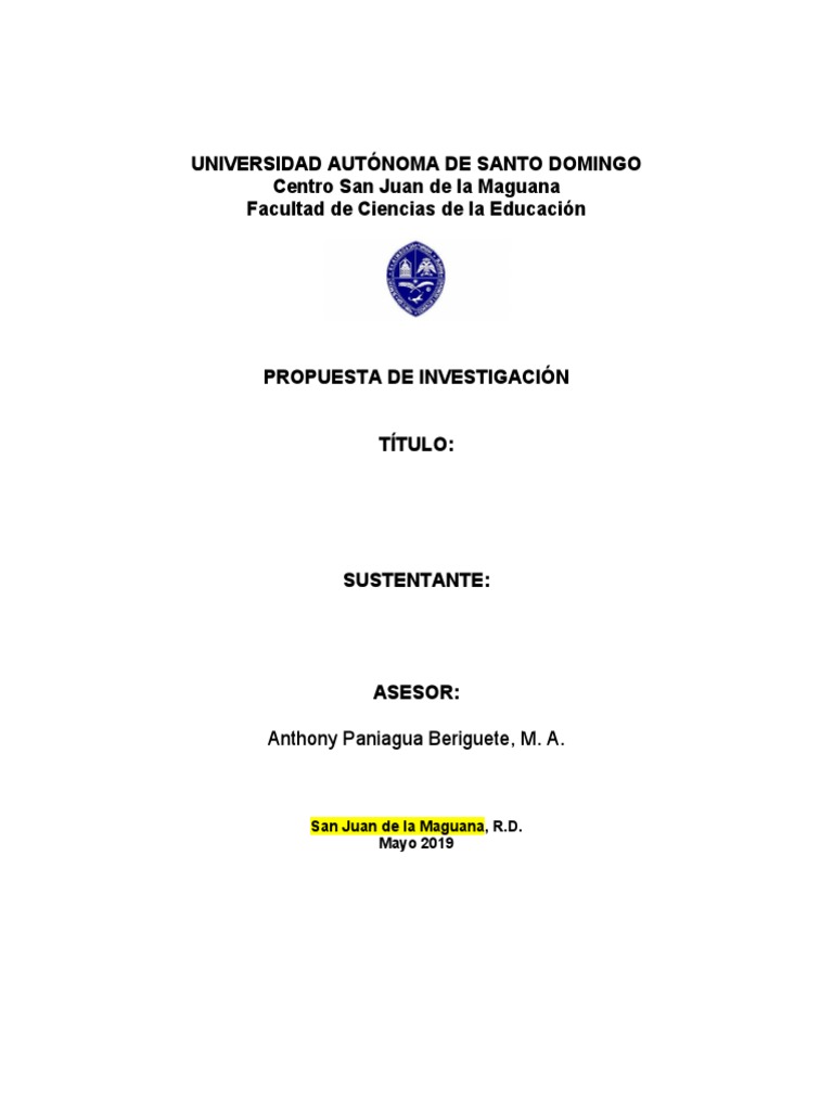 Portada Uasd | PDF