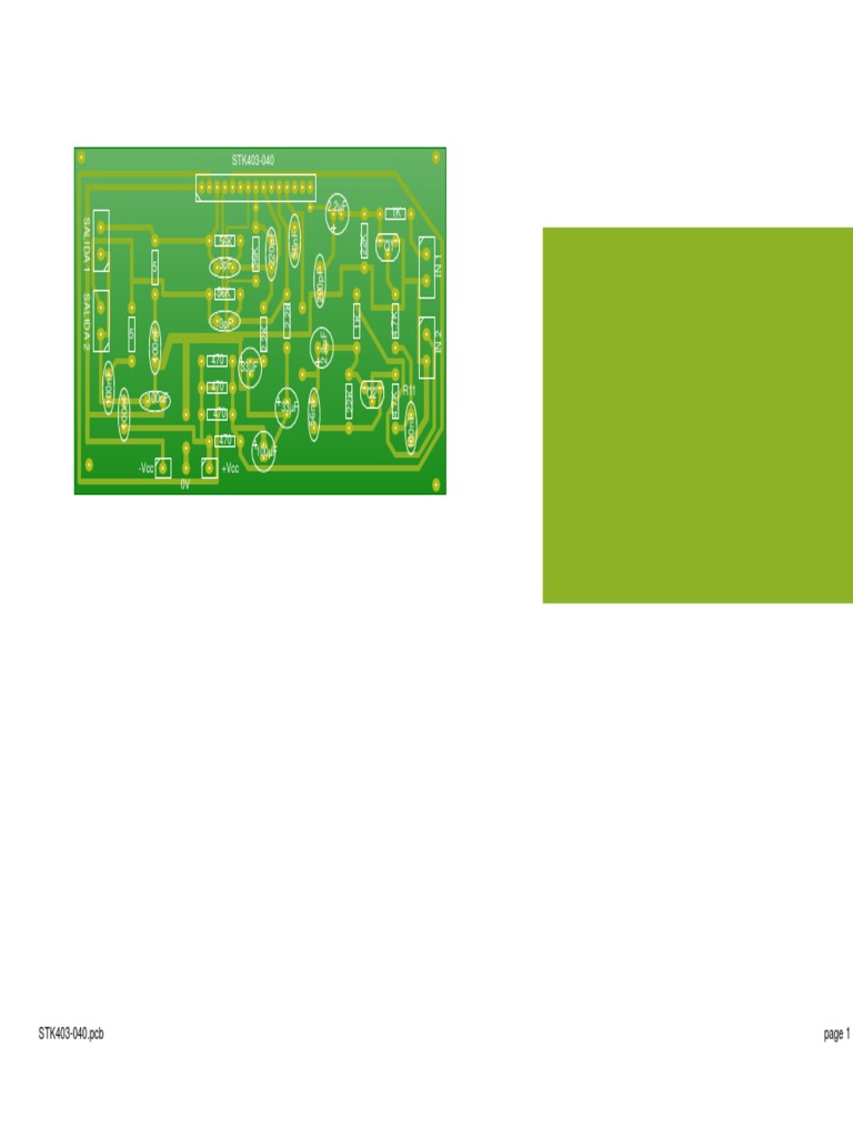 Conexión y Diagrama STK403-040 | PDF