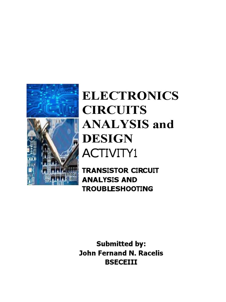 Electronics Activity 1 | PDF | Electrical Network | Transistor