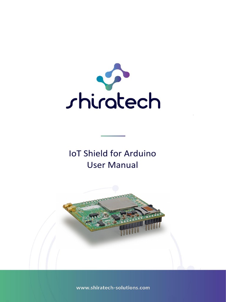 Shiratech - NB IoT Shield For Arduino User Manual v1.01 | PDF | Arduino ...