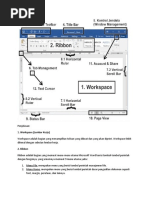 2 - Bagian-Bagian Dan Tampilan Microsoft Word Beserta Fungsinya | PDF