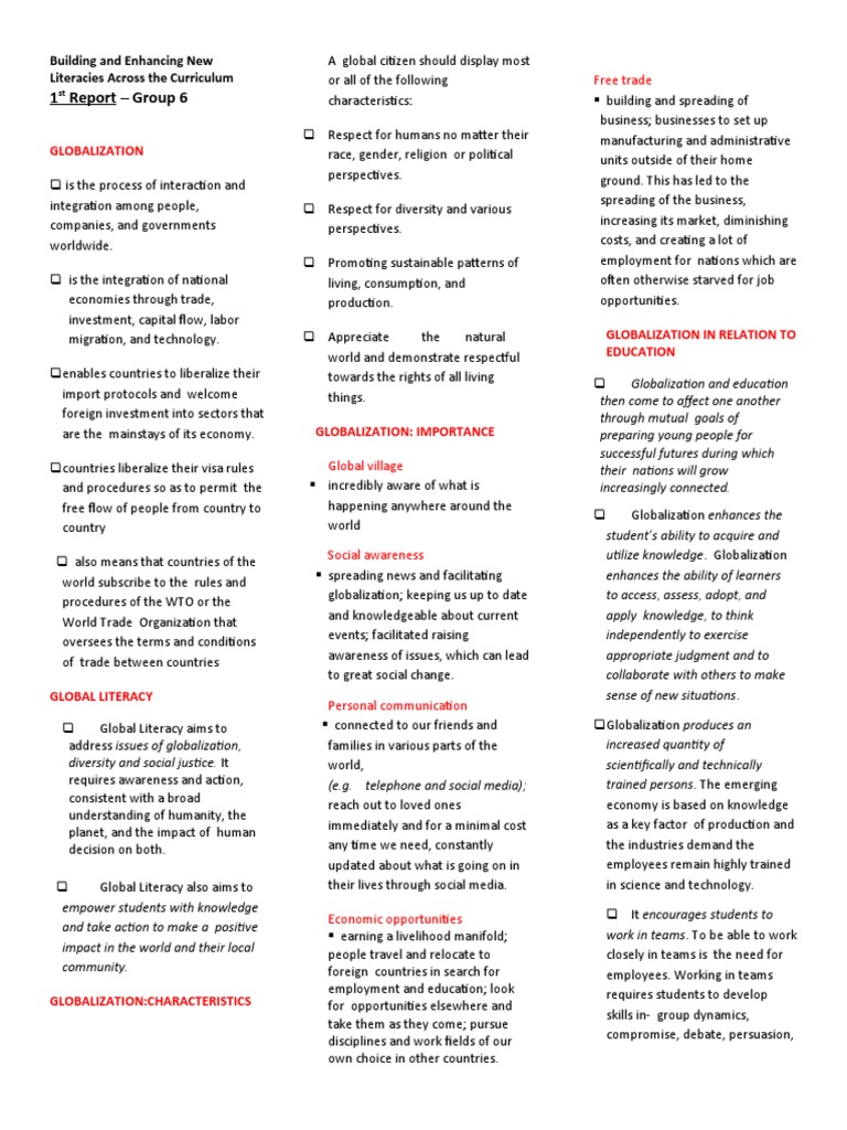 Building and Enhancing New Literacies Across The Curriculum 2nd | PDF ...