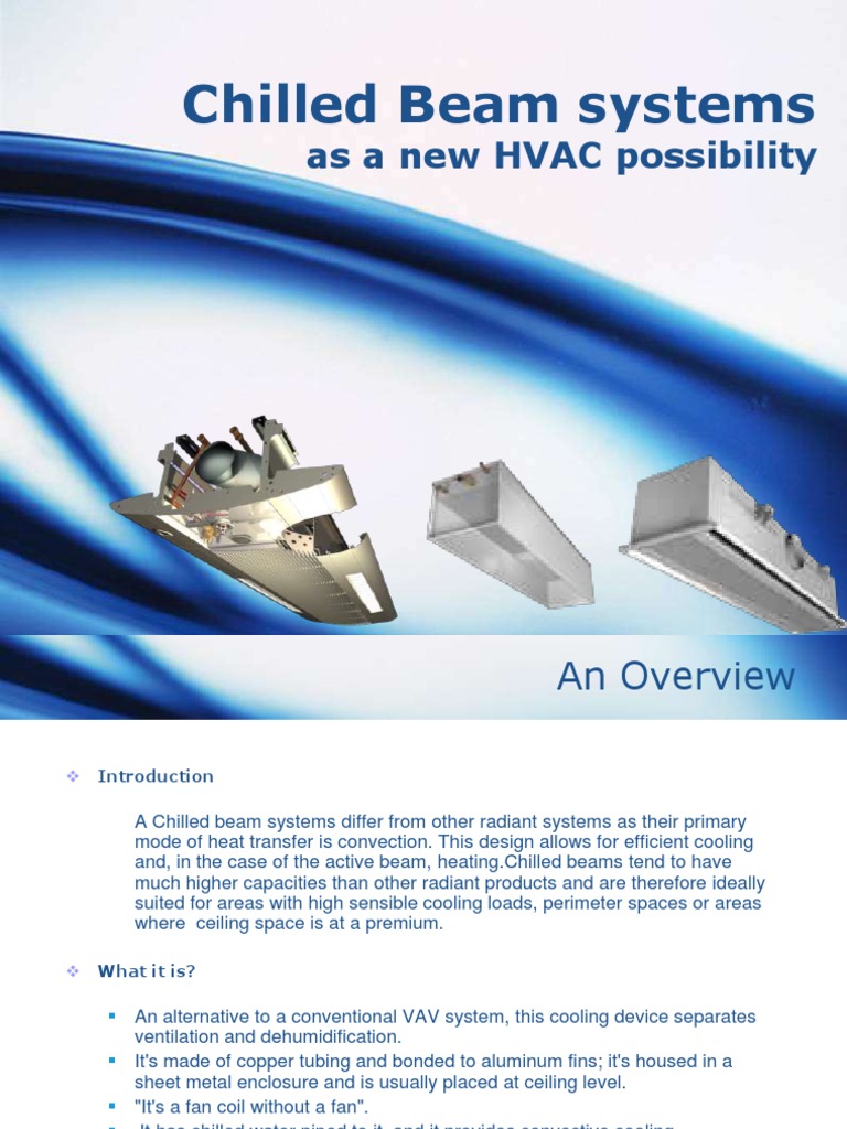 Chilled Beam systems as a new HVAC possibility | Hvac | Chemical ...