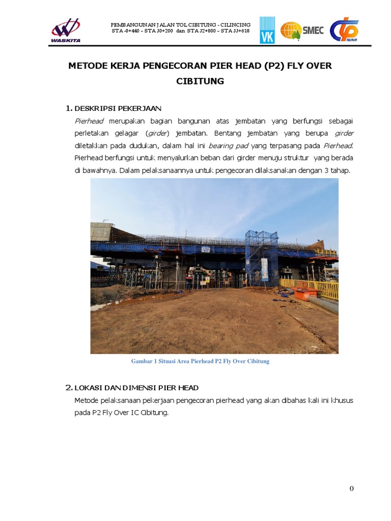 Metode Pengecoran Pierhead Flyover | PDF