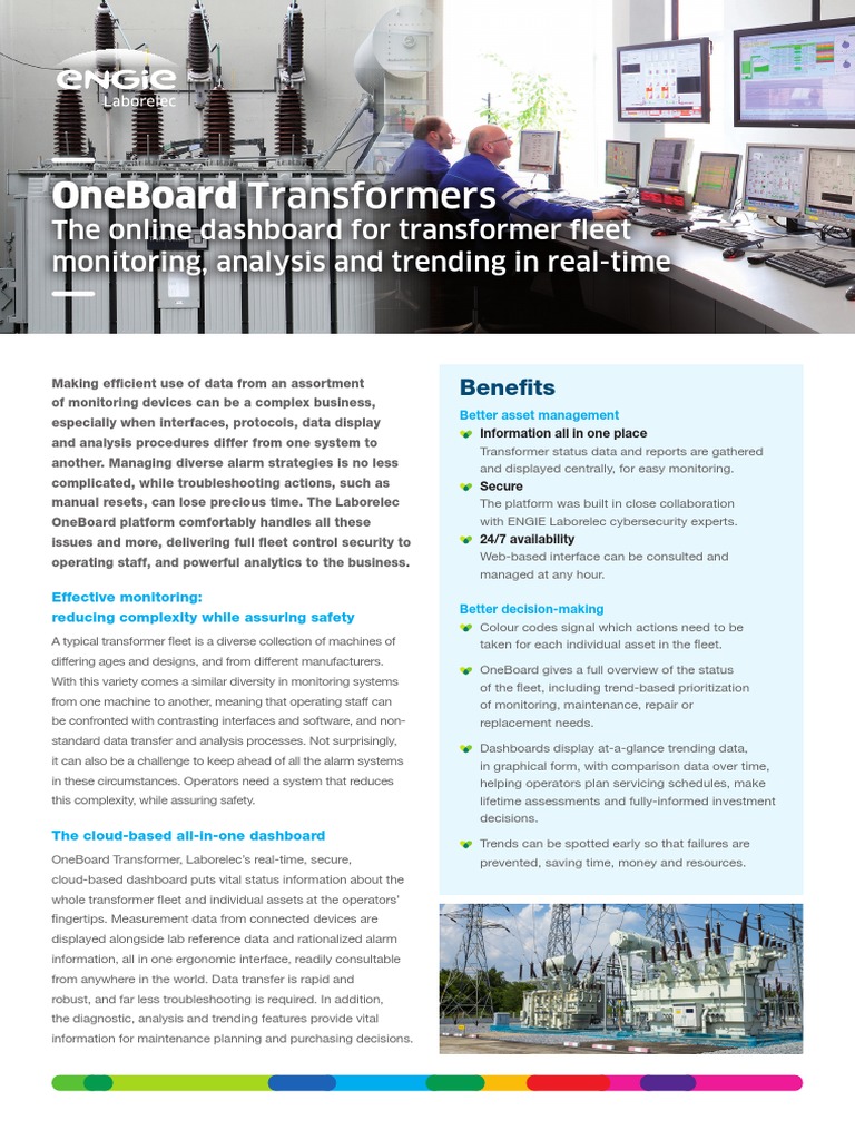 Laborelec OneBoard Transformers Dashboard For Fleet Monitoring | PDF ...