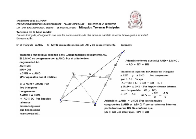 Teorema de La Base Media | PDF