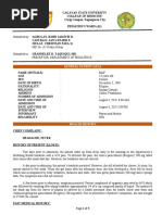 Dengue and Chikungunya Case History Form | PDF | Science & Mathematics