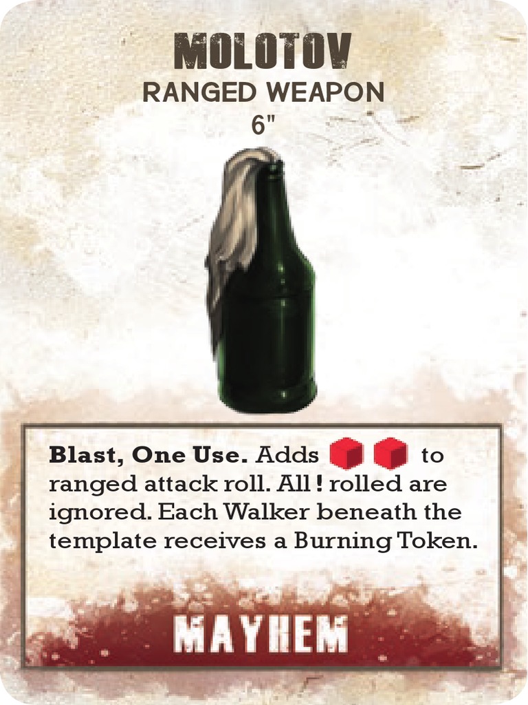 Equipment Cards Molotov | PDF