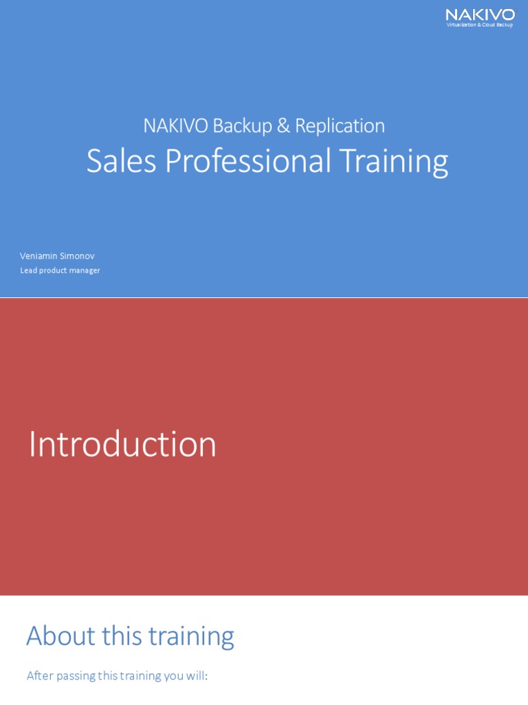 NSP2017 - Sales | PDF | Replication (Computing) | Backup