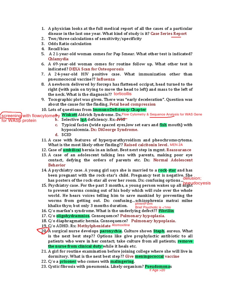 Medical Case Studies and Diagnoses | PDF | Medical Specialties ...