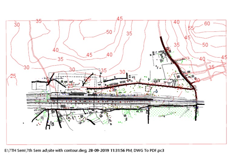Site With Contours | PDF