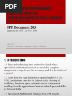SPP Document 201: Pre Design Services | PDF | Feasibility Study | Architect
