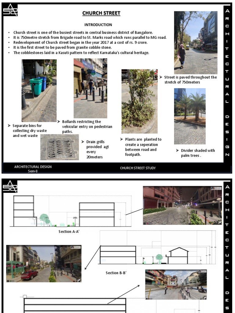 Church Street Redevelopment Overview | PDF | Sidewalk | Street