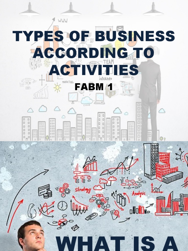 Types of Business According To Activities: Fabm 1 | PDF