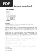 Method Statement For Earthwork Cutting and Filling - Civil Engineering ...