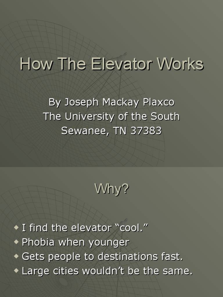 How The Elevator Works | PDF | Elevator | Equipment