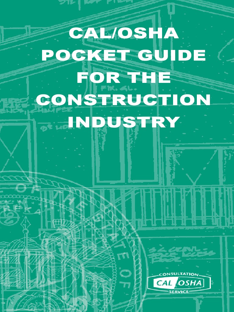 Cal/Osha Pocket Guide For The Construction Industry | PDF ...