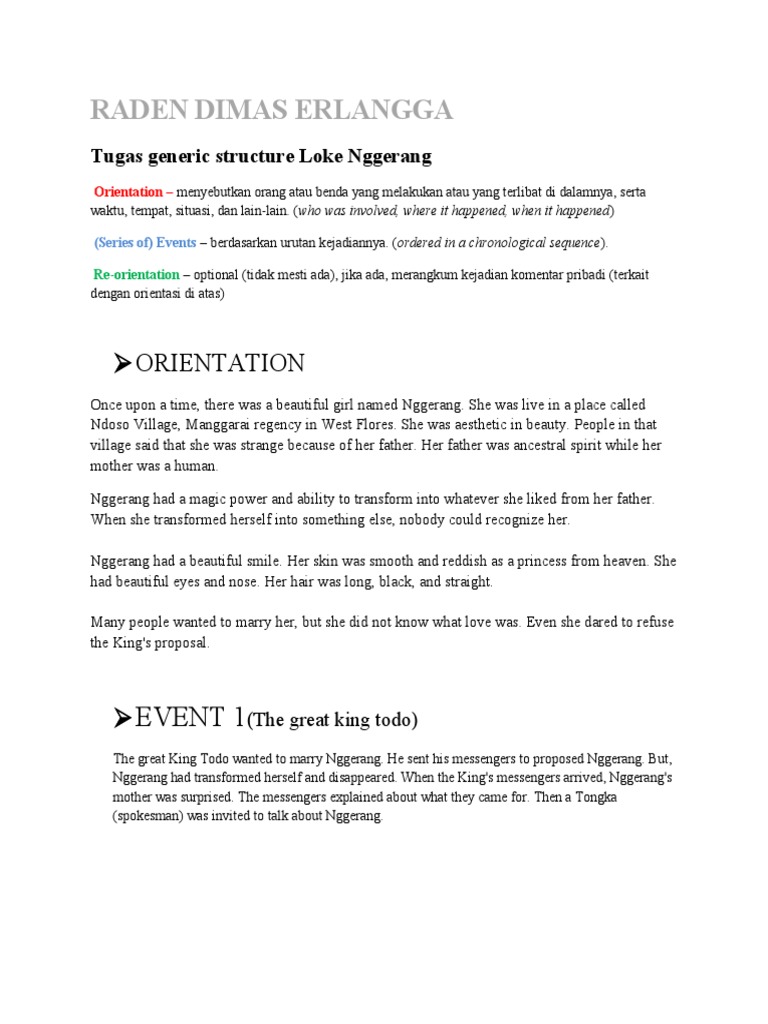 Generic Structure Loke Nggerang Raden Dimas Erlangga | PDF