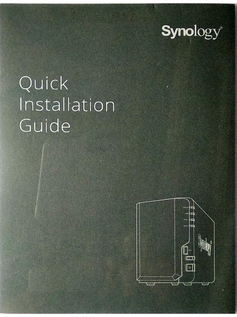 Synology Quick Installation Guide | PDF