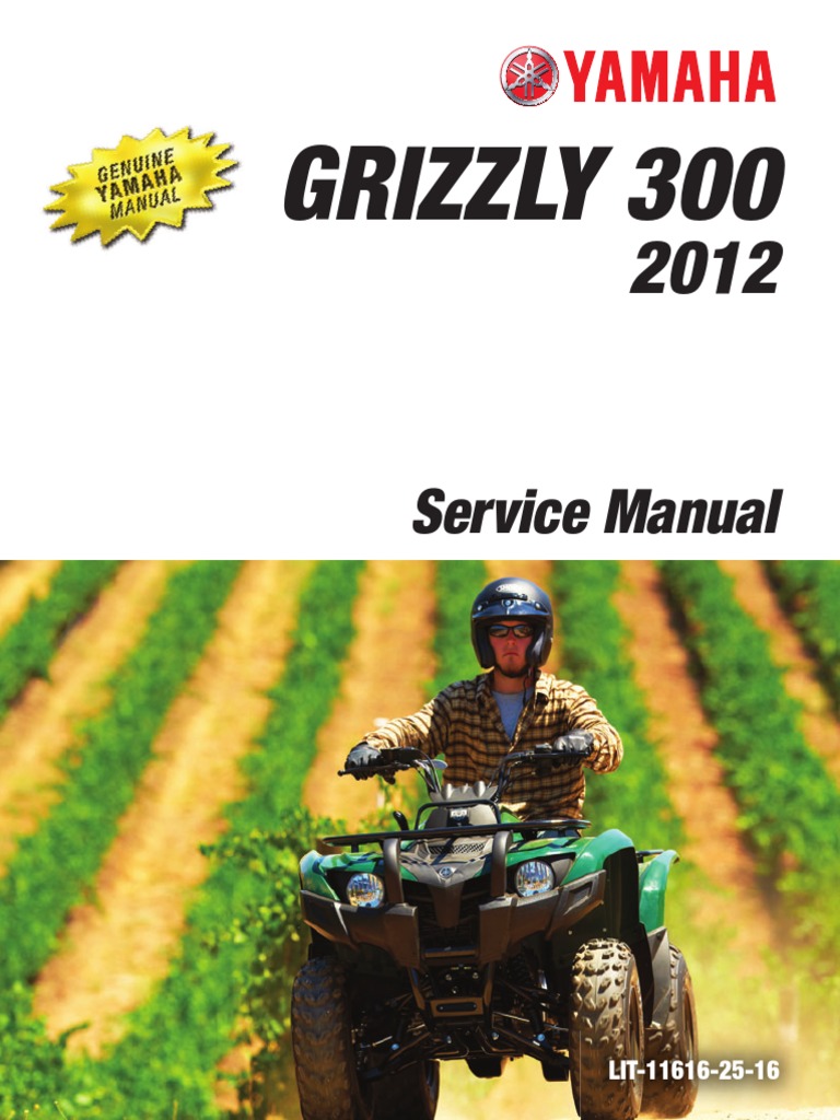 Yamaha Grizzly 300 YFM300 PDF | PDF | Rotating Machines | Machines