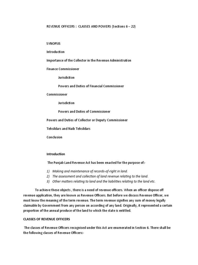 Revenue Officers | PDF | Public Sphere | Judiciaries