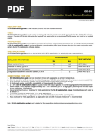CRS 60 Cationic Bitumen Emulsion Data | PDF | Emulsion | Asphalt