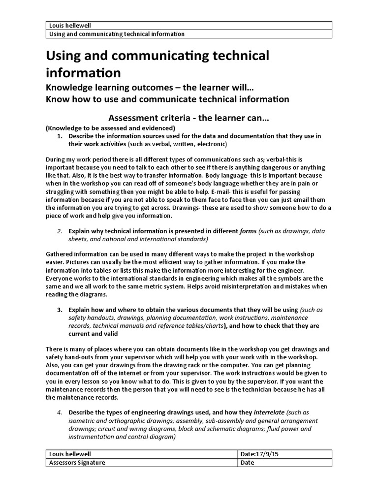 Communicating Technical Information | PDF | Drawing | Engineering Tolerance