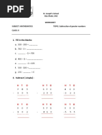 CBSE Class 2 Maths Practice Worksheet | PDF
