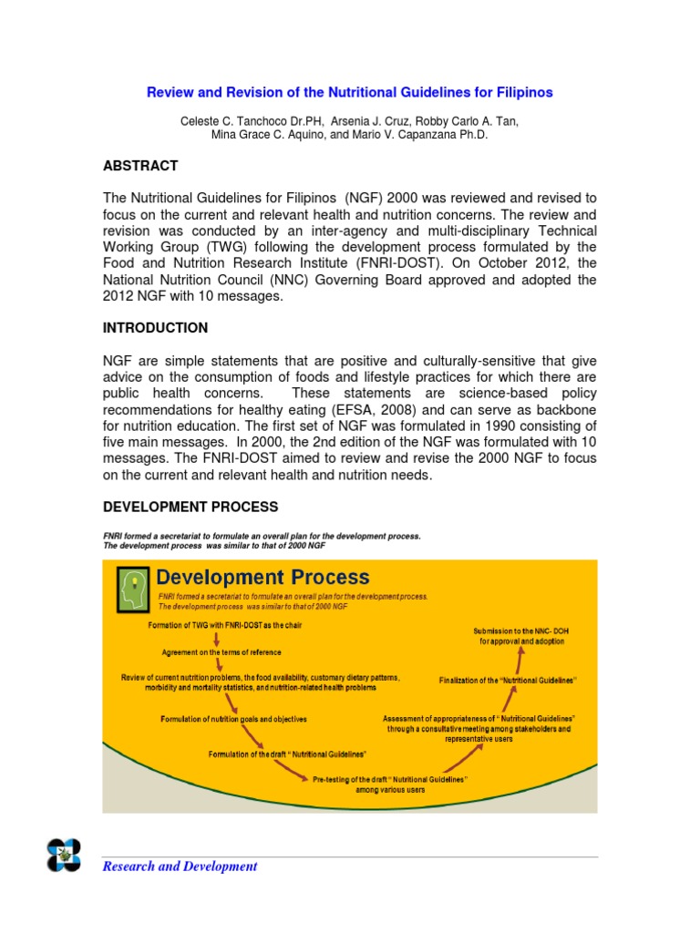 Review and Revision | PDF | Nutrients | Healthy Diet