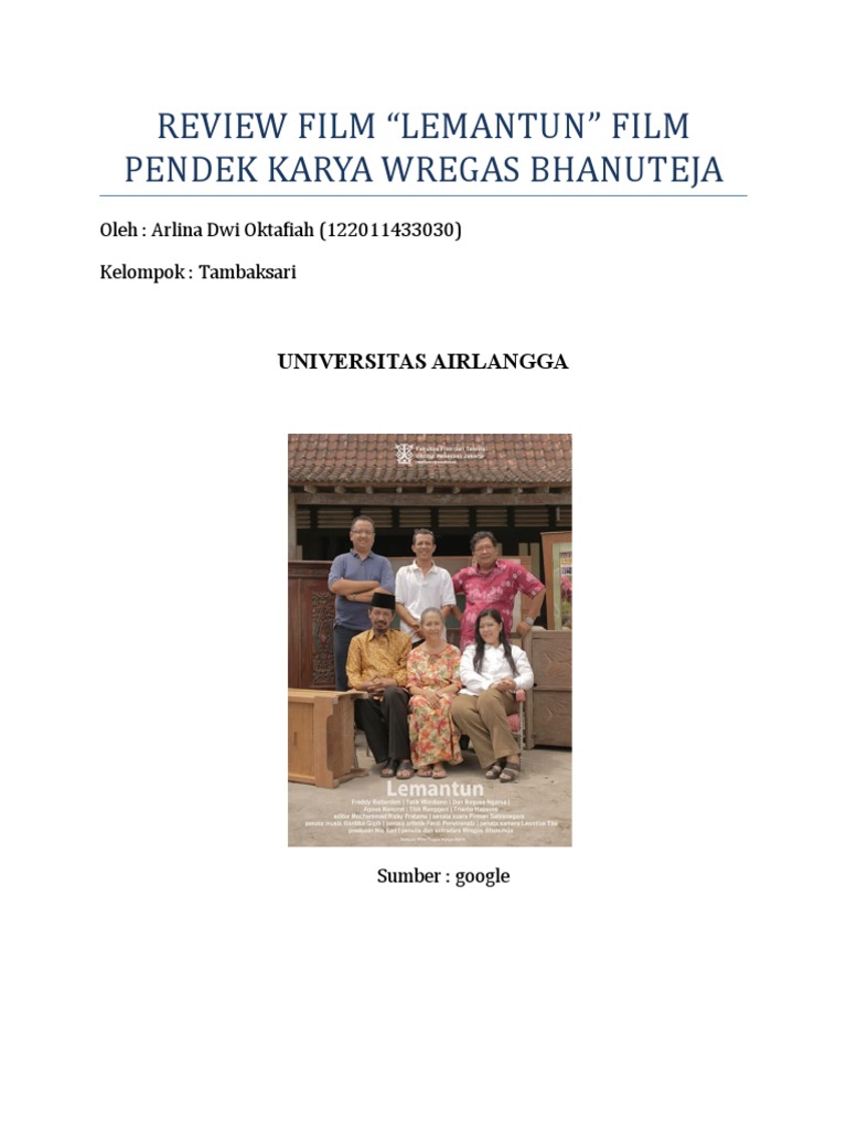 Review Film Lemantun | PDF