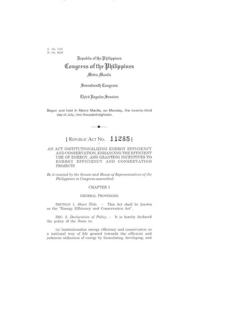 RA 11285 DoE PDF | PDF