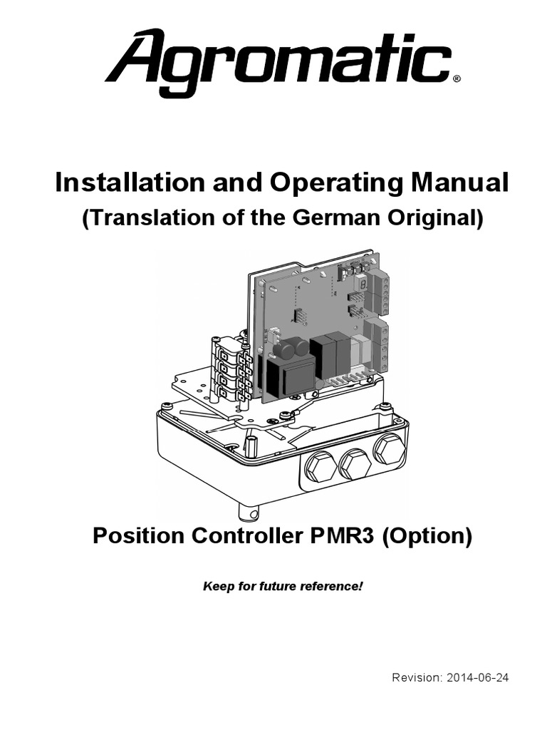 Installation and Operating Manual: (Translation of The German Original ...