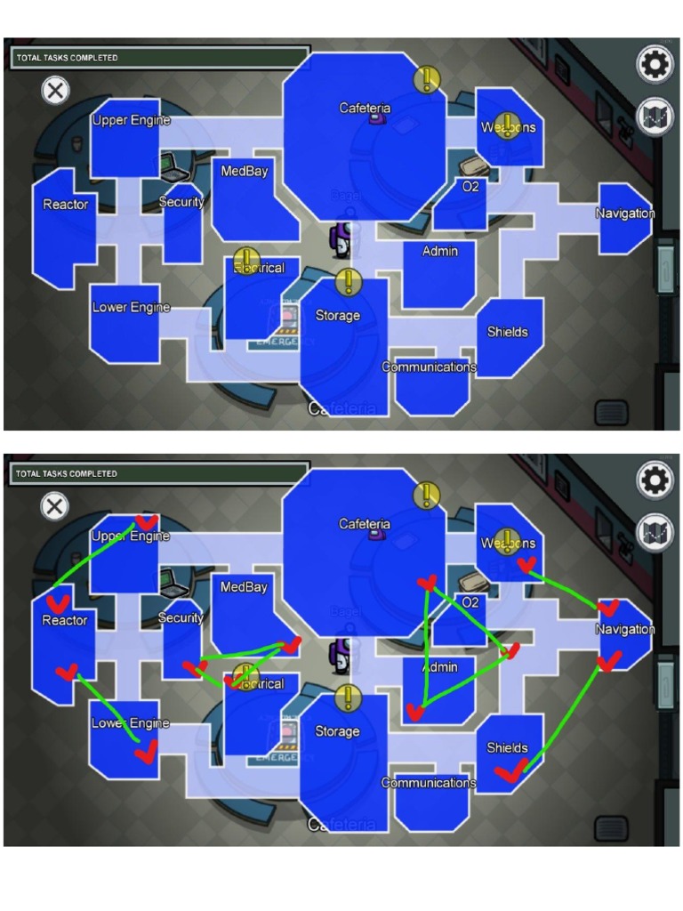 The Skeld Map Layout | PDF