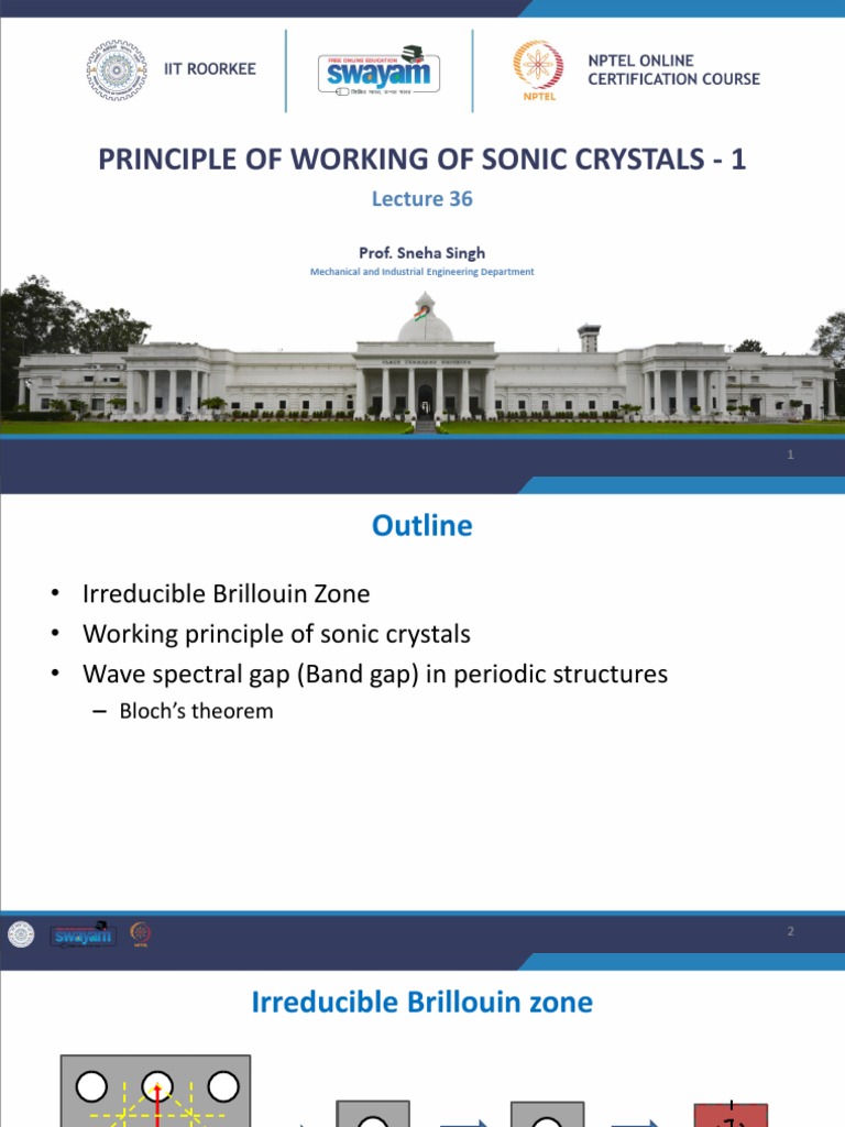 Principle of Working of Sonic Crystals - Compatible | PDF | Waves ...