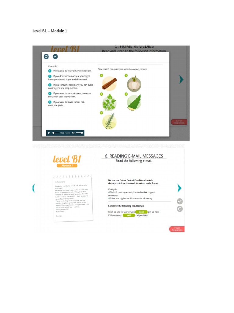 Level B1 - Module 1 | PDF | Self-Improvement