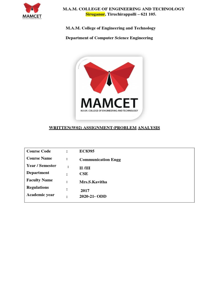 Ce Assignment Set 11 PDF | PDF | Frequency Modulation | Bit Rate