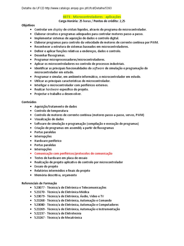 Microcontroladores: Aplicações e Programação | PDF | Microcontrolador ...
