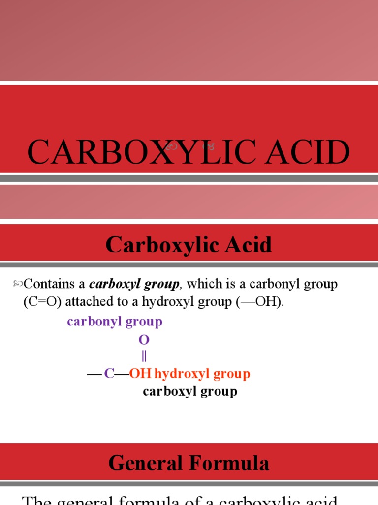 Carboxylic Acid 2 | PDF | Carboxylic Acid | Acetic Acid