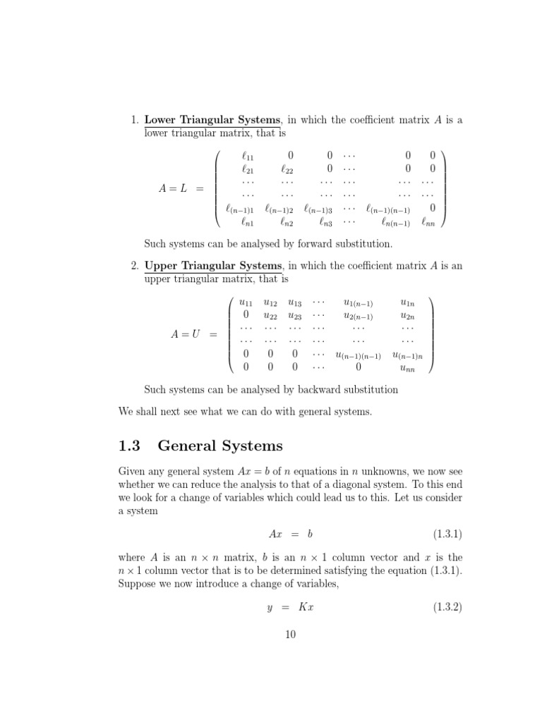 Chapter1v2 10 | PDF | Operator Theory | Matrix (Mathematics)